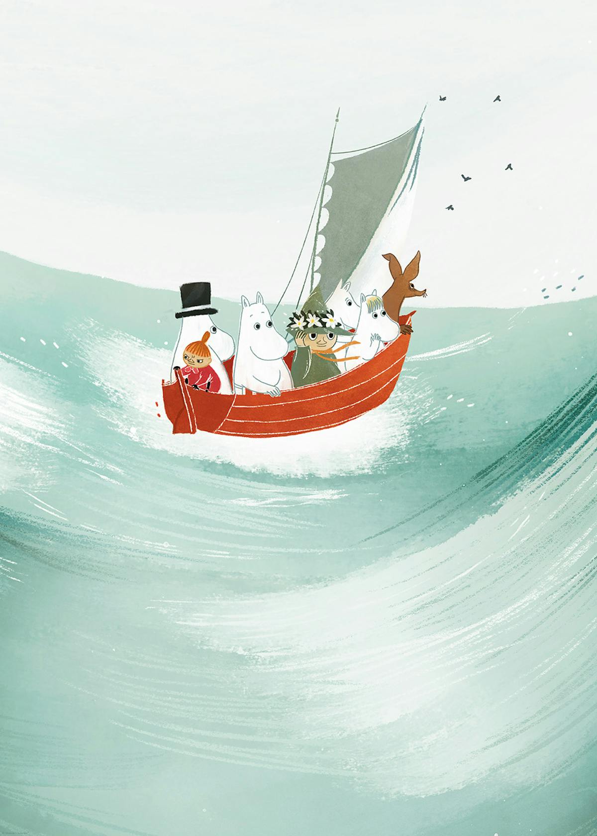 Mumin - Mumintrollet poster med Mumin karaktärer | Poster Store SE