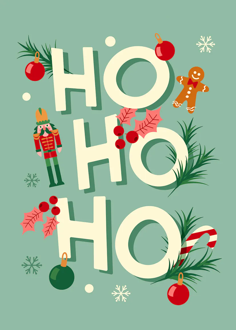 Festive Fun gallery wall Christmas decor | Poster Store AU