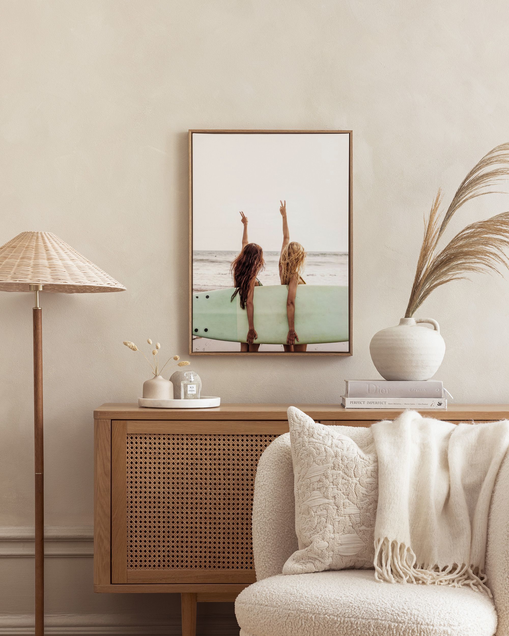 Surfer Girls Wall Art Print - Beach Ocean Print | Posterstore.com