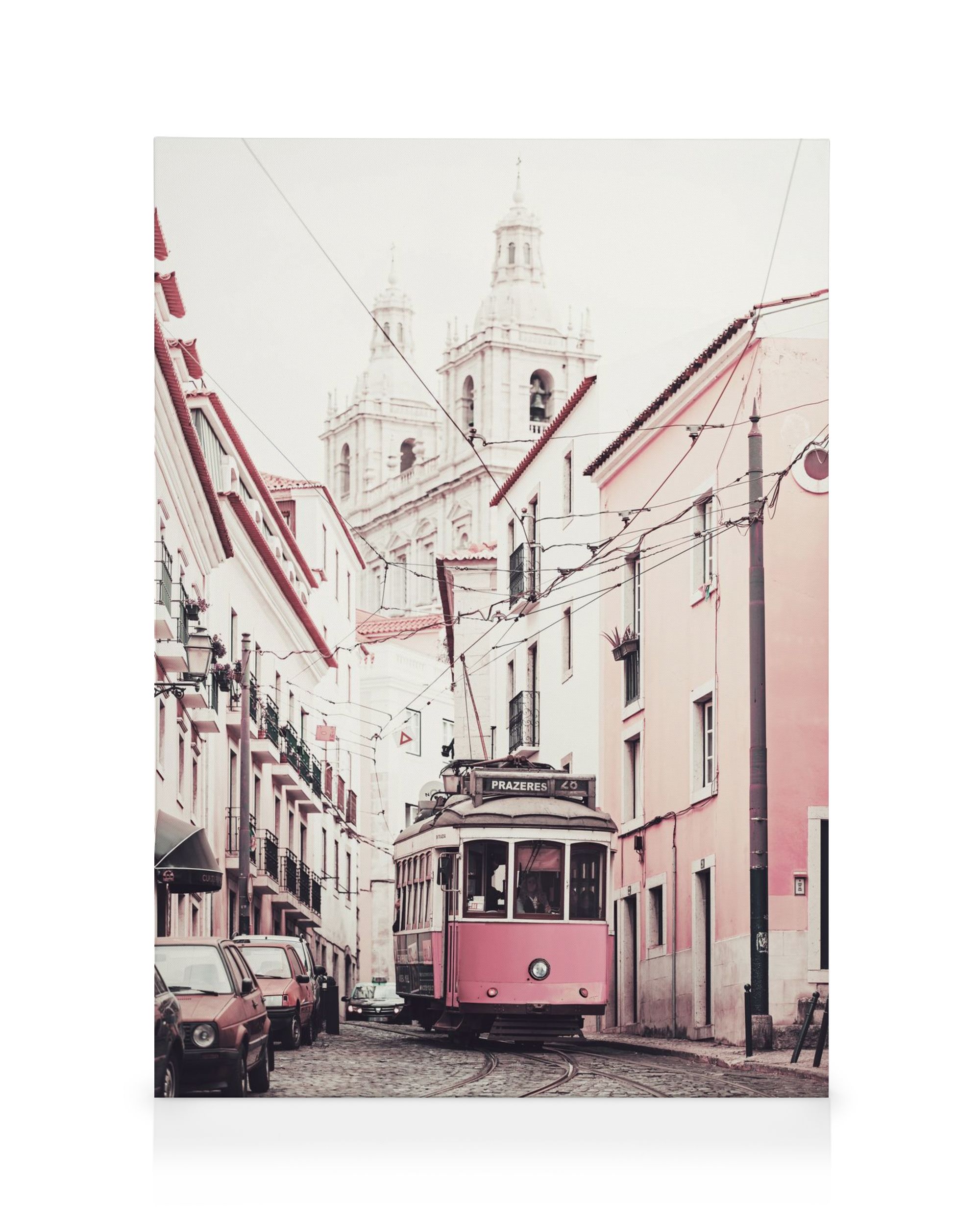 Poster Tramway Rose Vintage | Poster Décoration Murale | Posterstore.ca