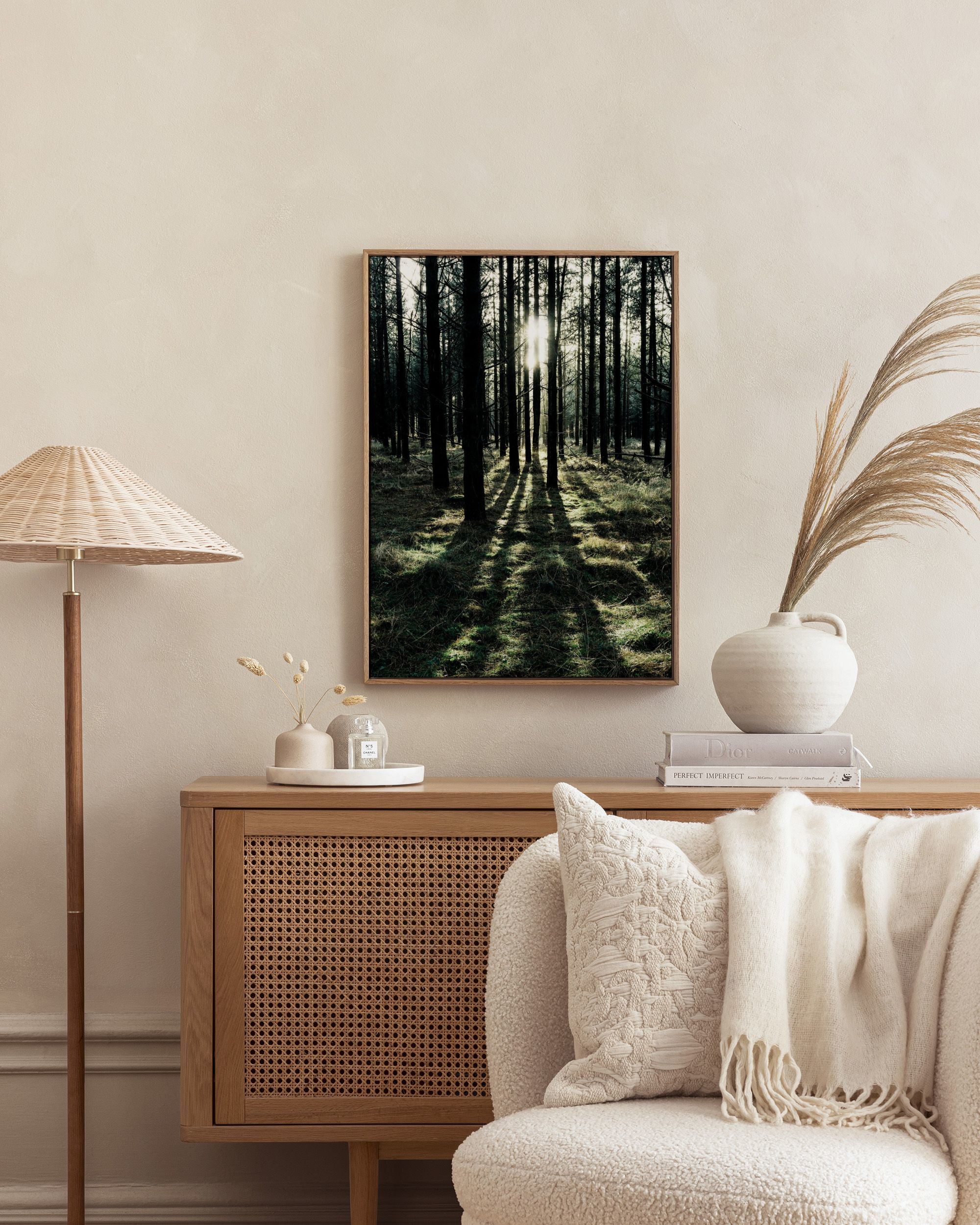 Sunlight In Forest Wall Art - Nature Photography Poster | Posterstore.co.uk