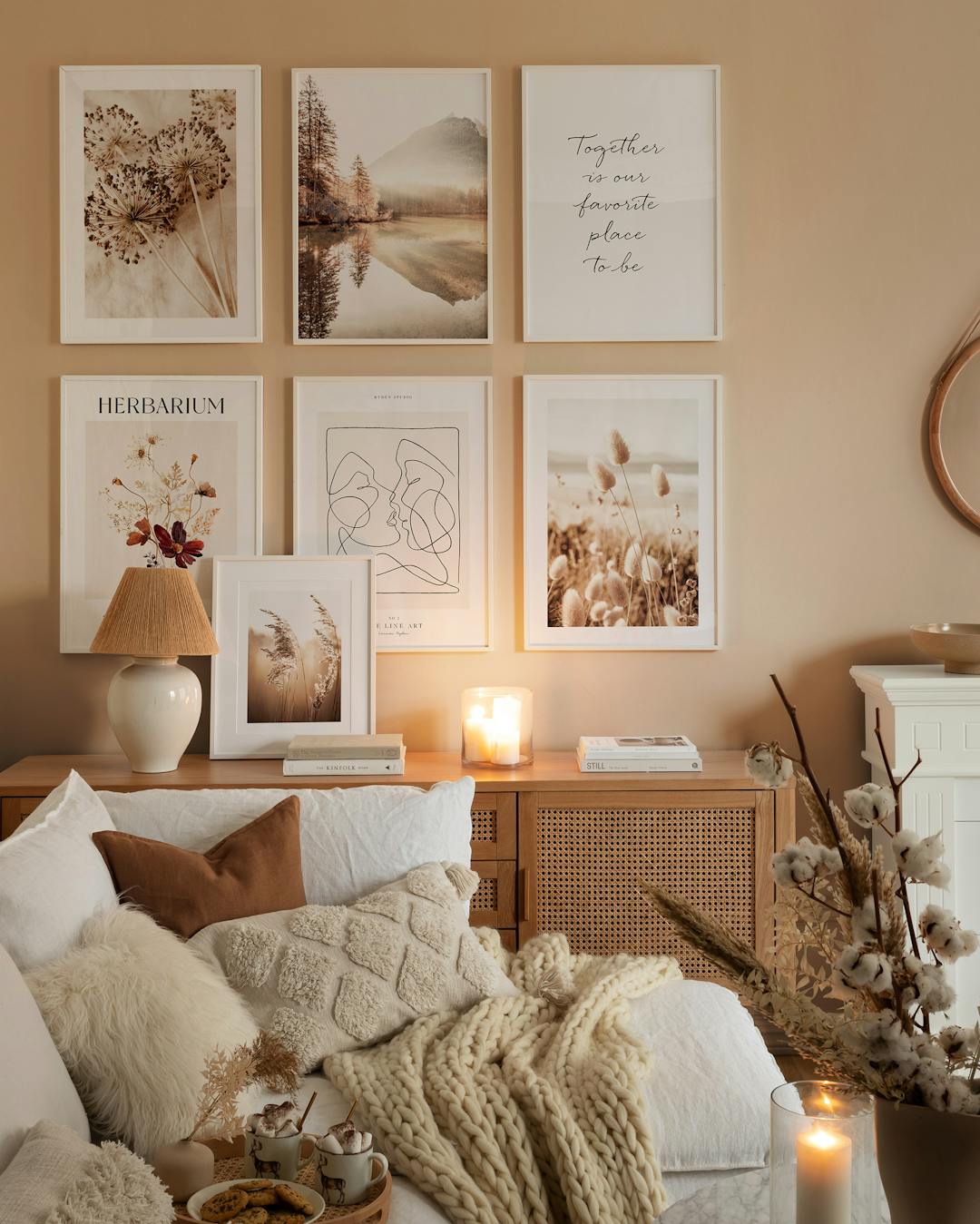 Fotowand inspiratie | Inrichten met posters