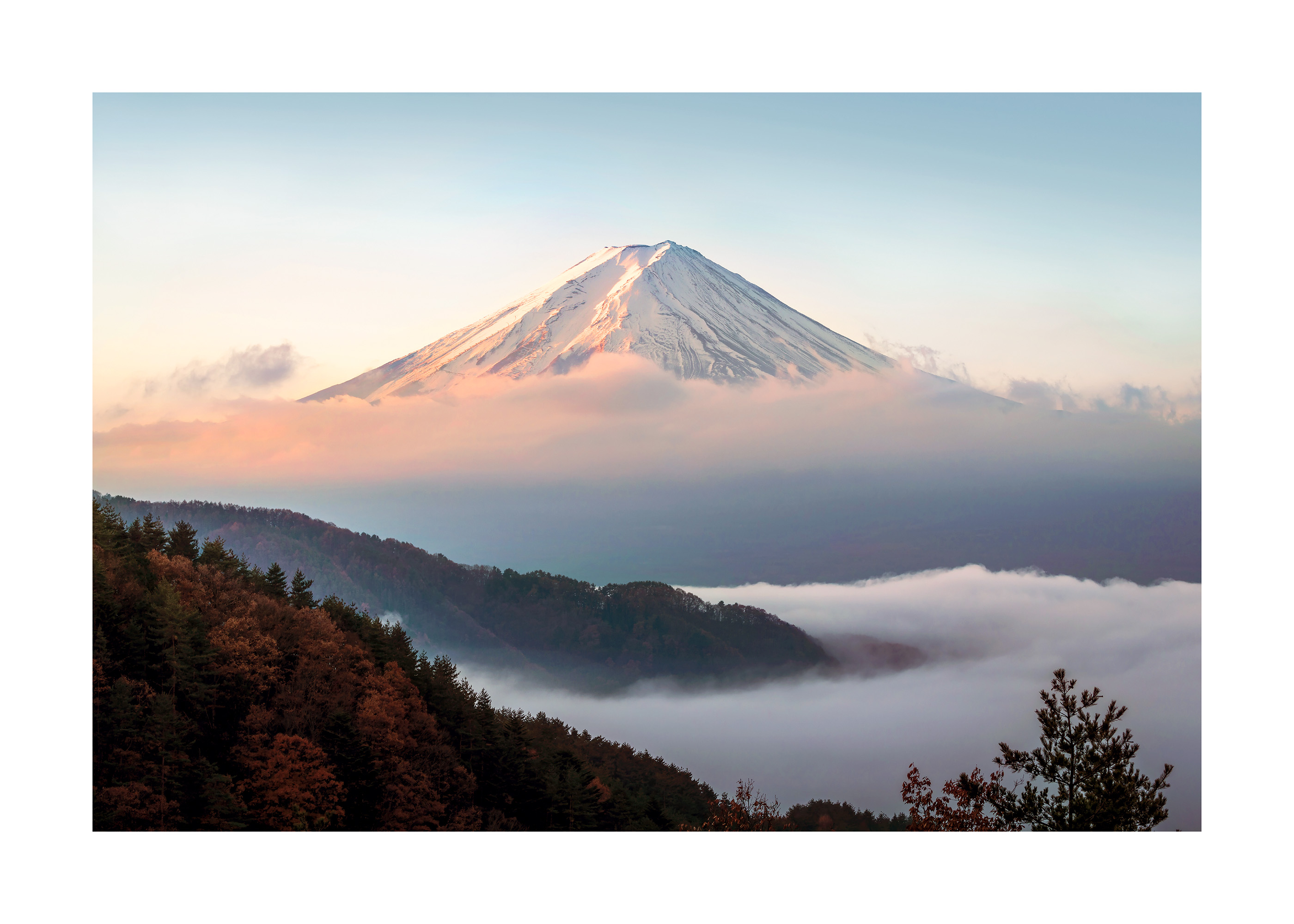 Mount Fuji Sunrise Mountain Landscape Poster | Poster Store AU