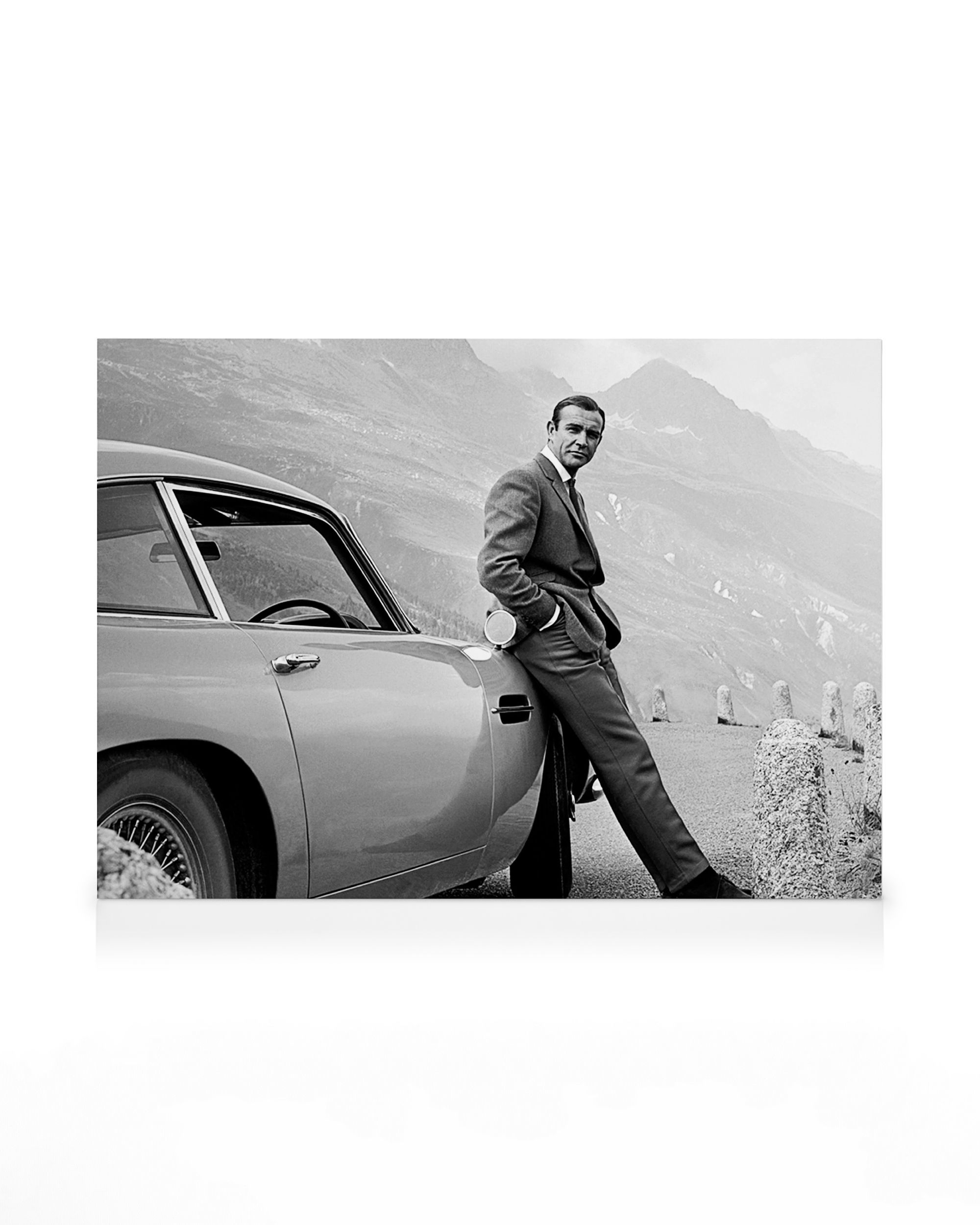 Sean Connery Aston Martin Canvas Print | Poster Store AU