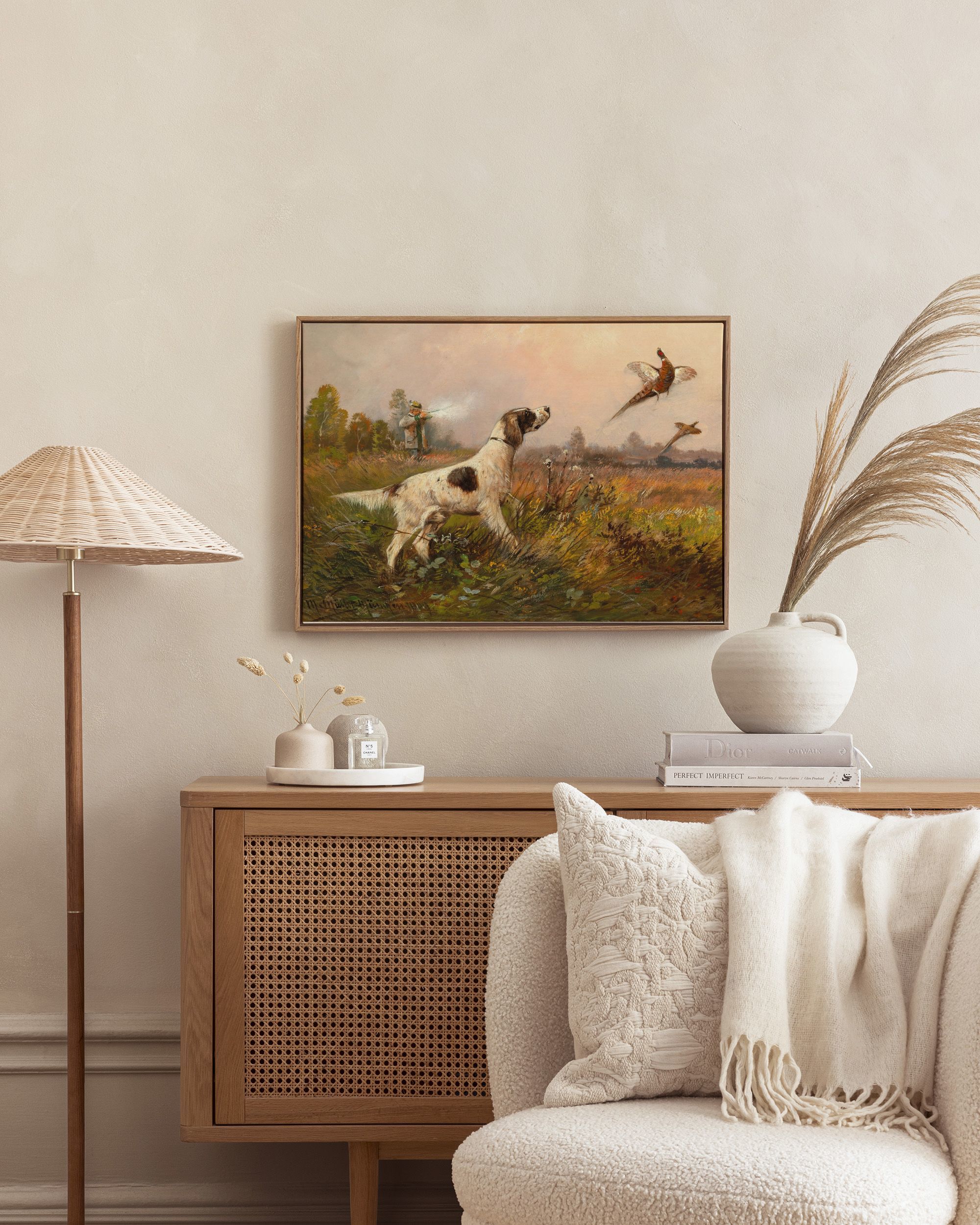 Moritz Müller - A Pheasant Hunt Canvas print