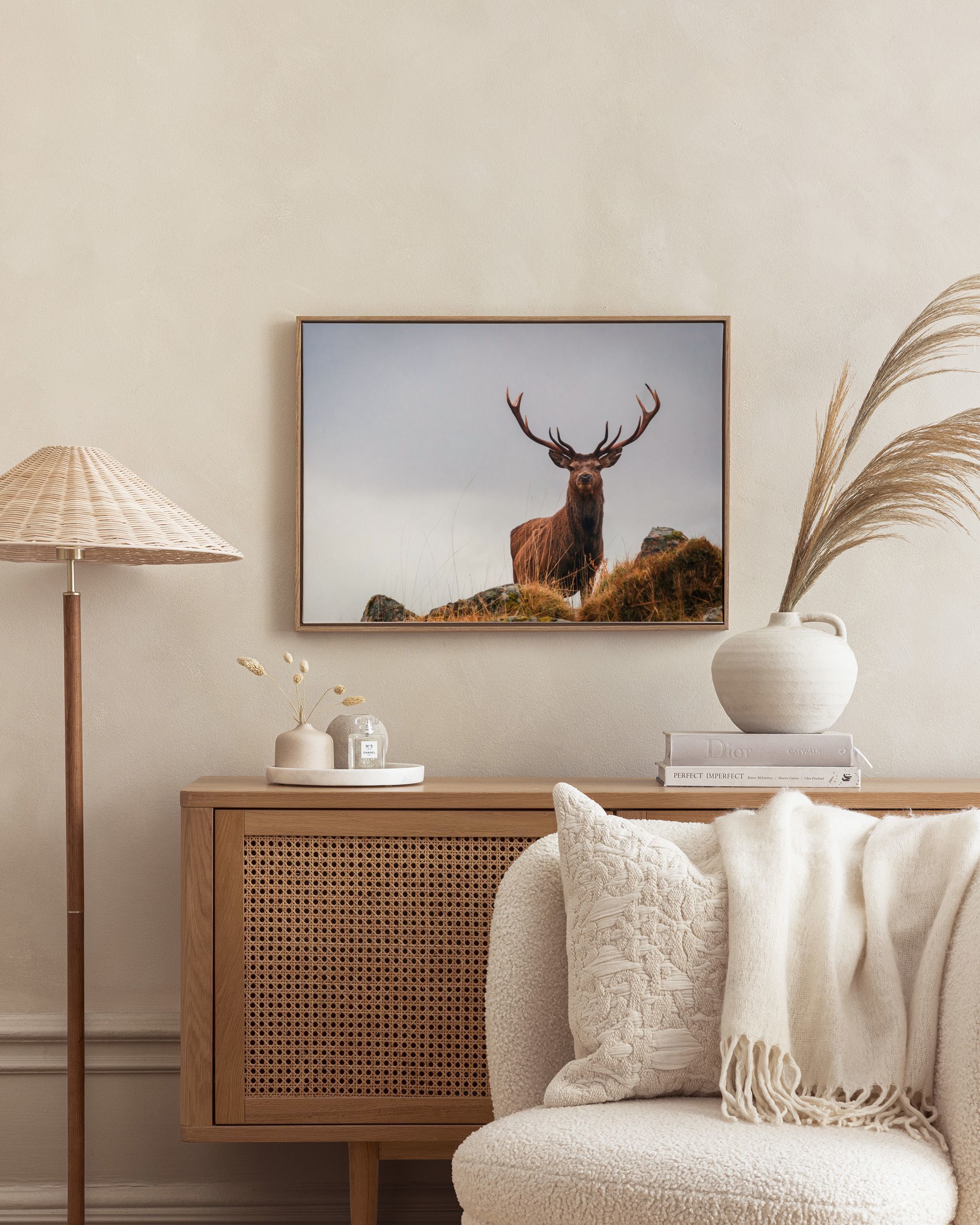 Majestueus Edelhert Met Gewei Canvas | Poster Store NL