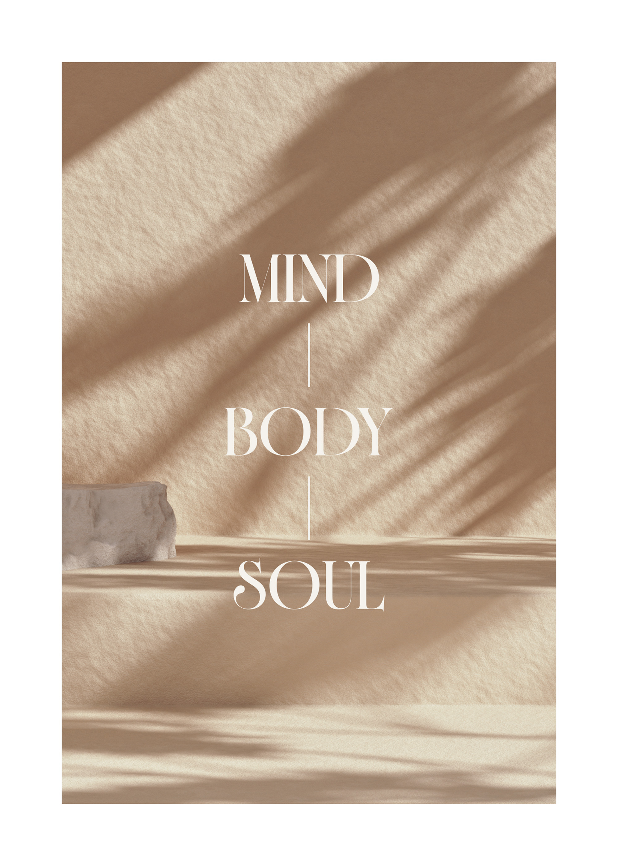 Mind Body Soul Affiche Bien-être | Poster Store CA