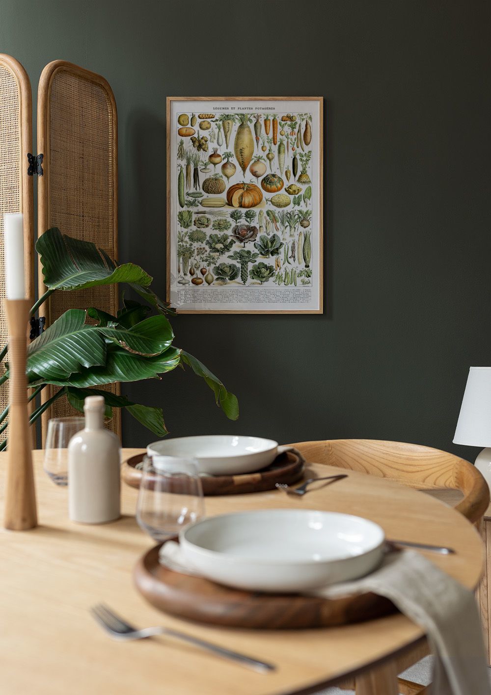 Vintage Garden Vegetables Poster | Poster Store NZ
