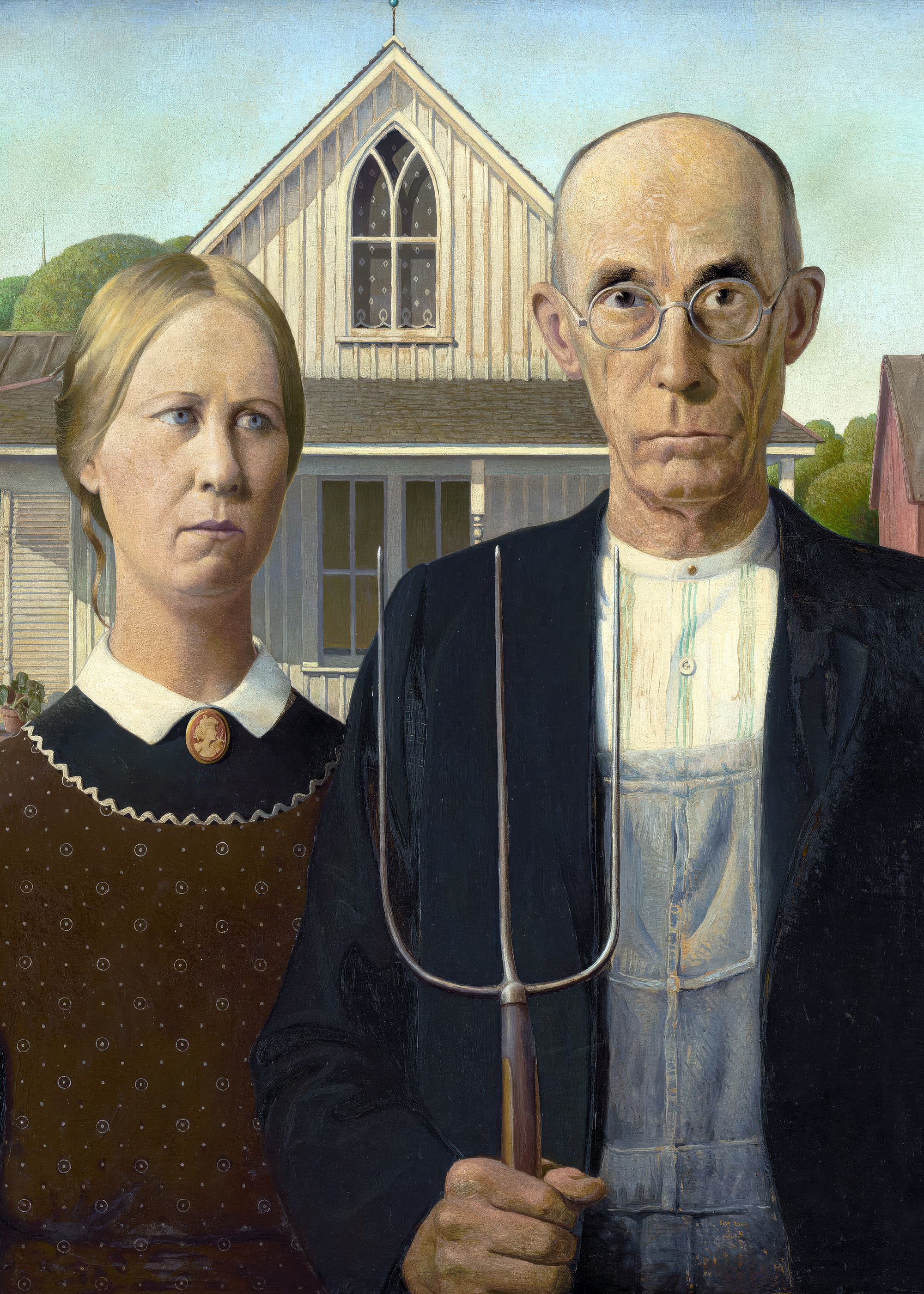 Grant Wood - American Gothic Poster | Poster Store US