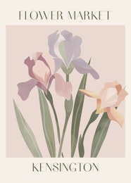 Flower Market Kensington Poster Poster Store US Flower Market Kensington Poster Poster Store US