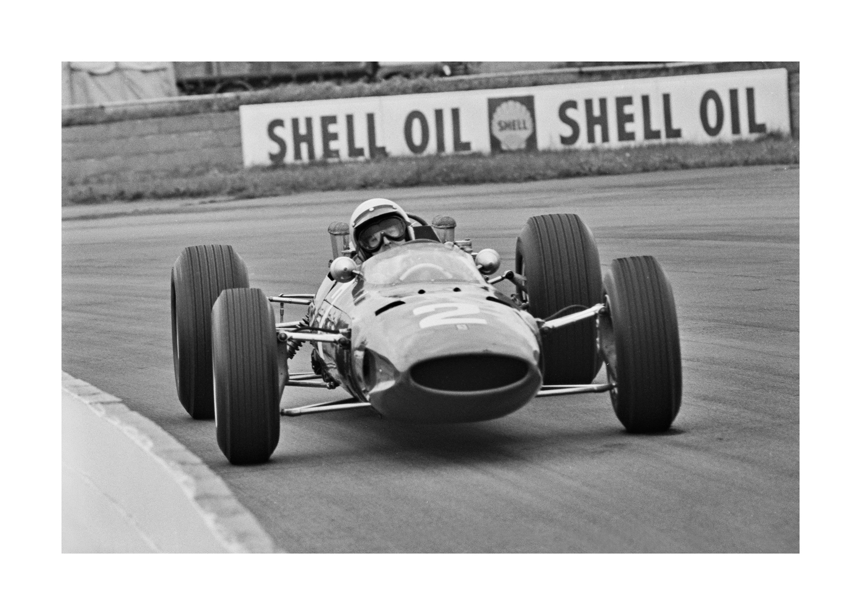 Retro Formule 1 Raceauto Poster Zwart-Wit | Poster Store BE