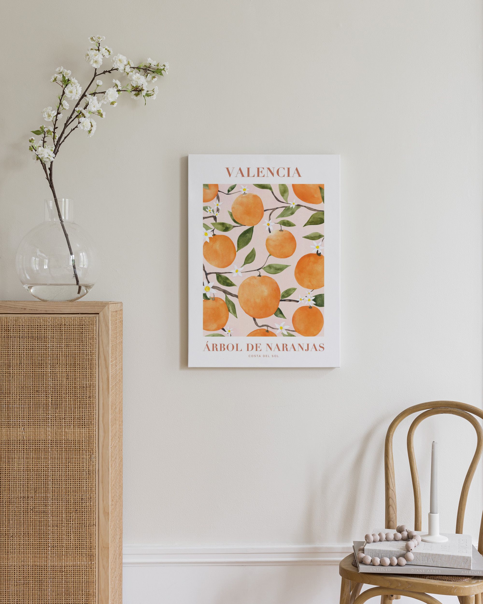 Valencia Orange Canvas | Valencia Poster | Poster Store UK