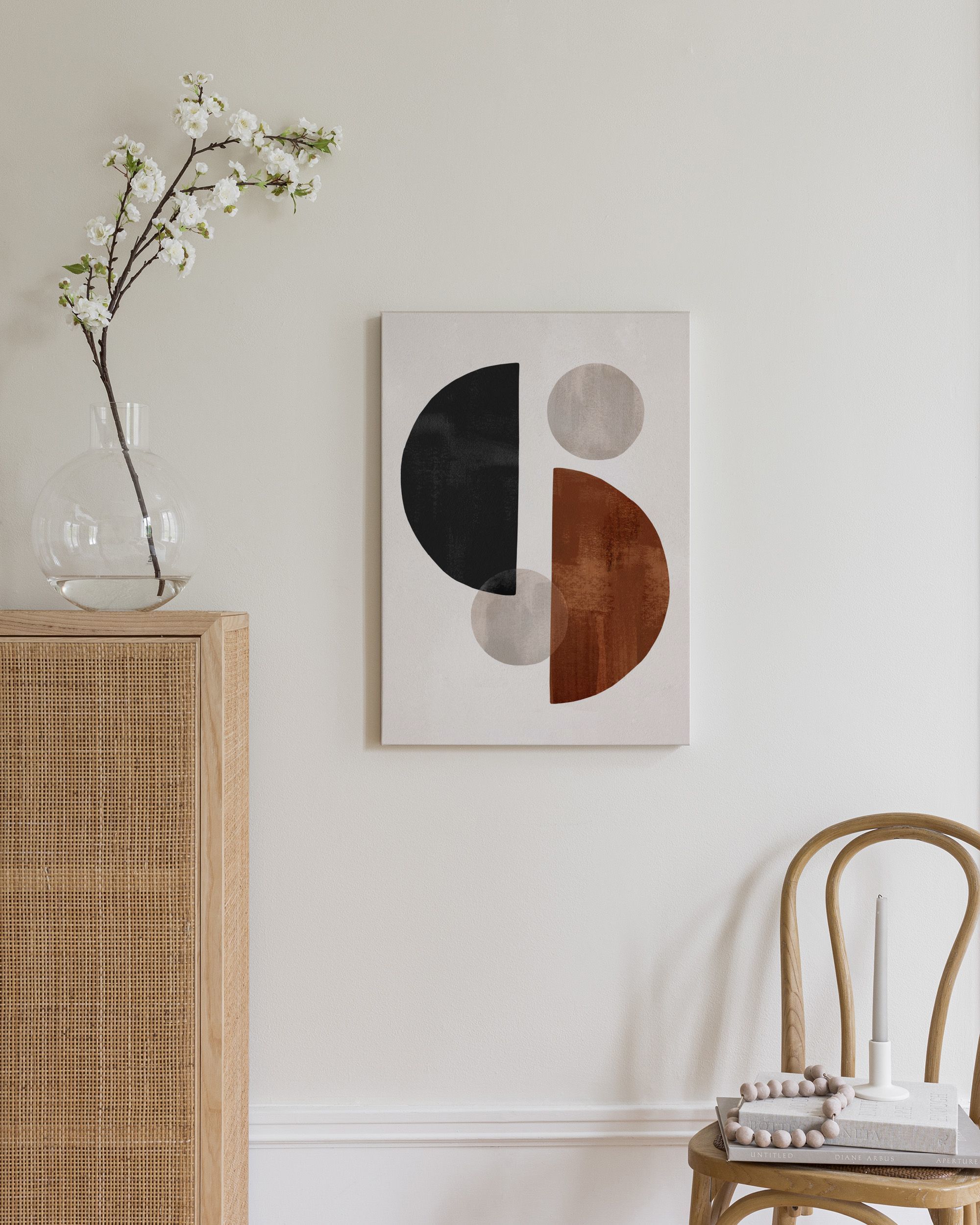 Grafik Formen Nr2 Leinwand minimalistische Kunst | Poster Store DE