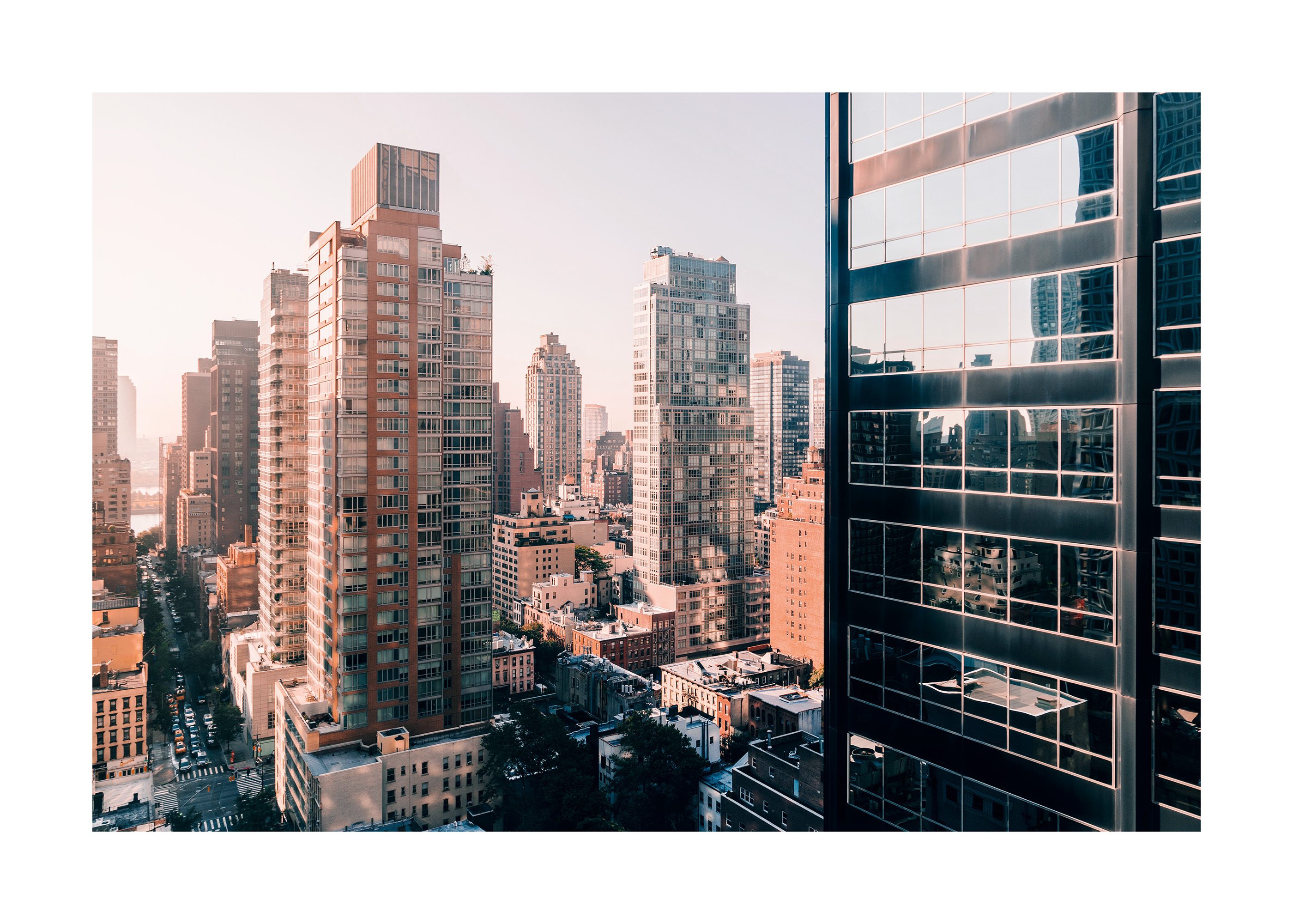 Downtown Manhattan Buildings Poster | Poster Store NZ