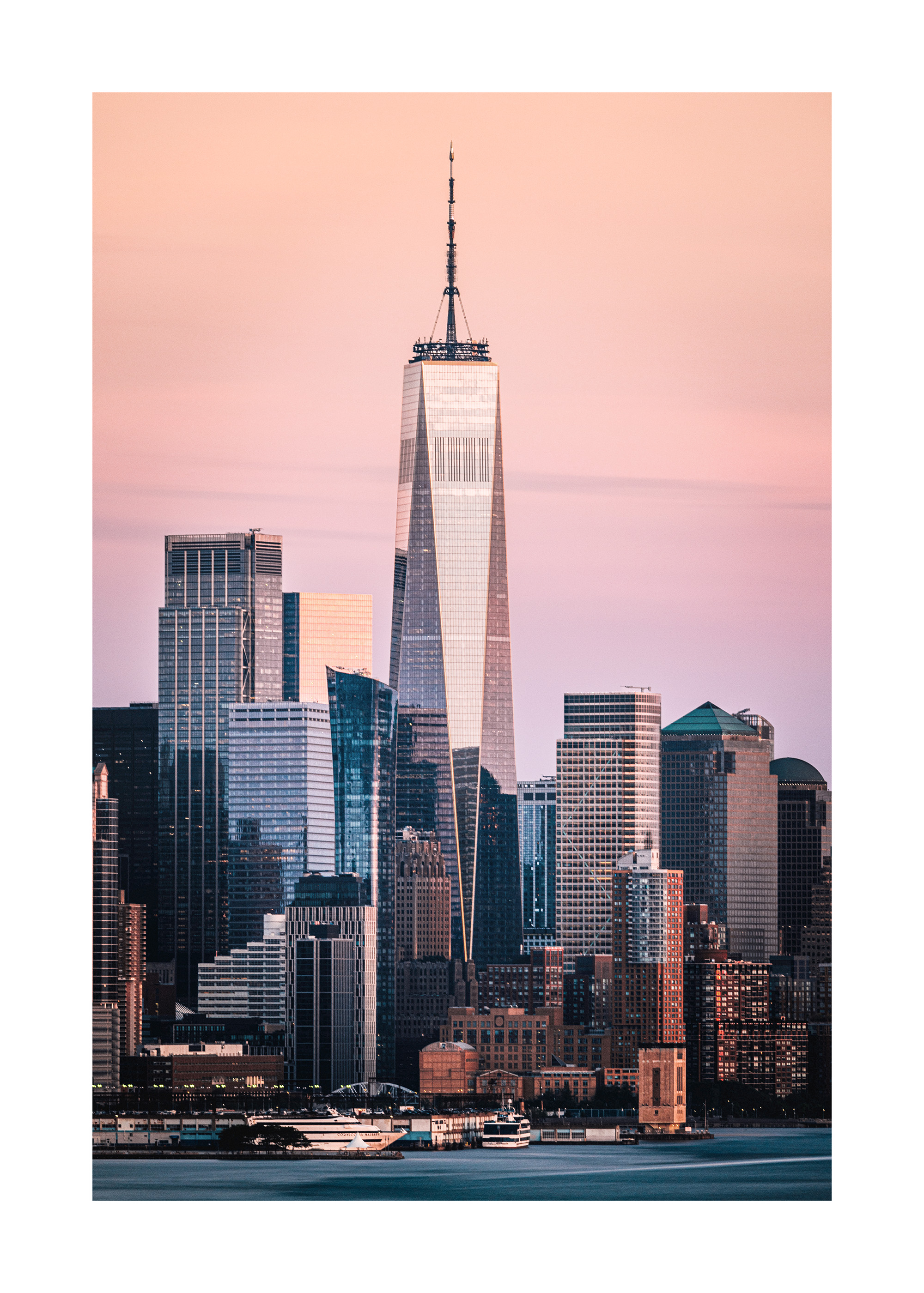 Lower Manhattan NYC Skyline Poster | Poster Store NZ