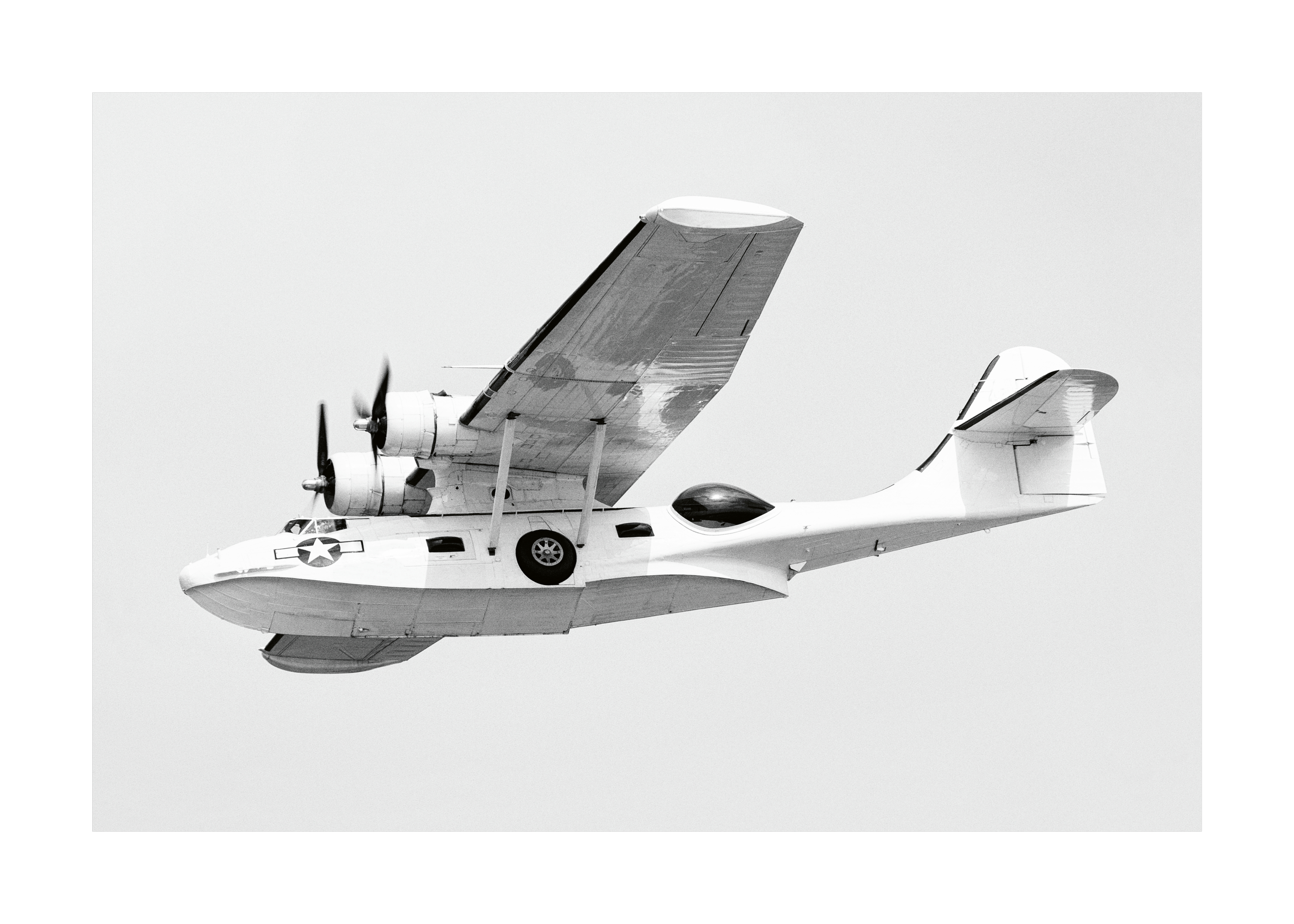Seaplane Aviation Black & White Poster | Poster Store NZ